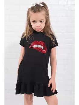 Rochii Rochie Copil Lips Negru - Rochii ieftine